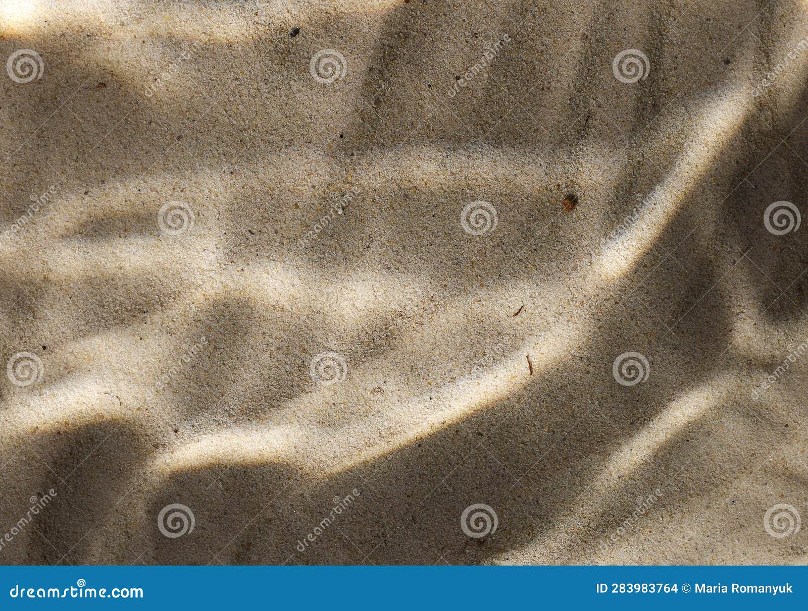 Under Water Texture Light Shadows on the Beach Sand. Stock Photo ...