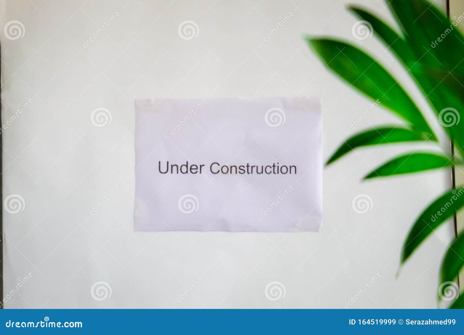 Underconstruction Banner Logo Label For Construction Site Or Website ...