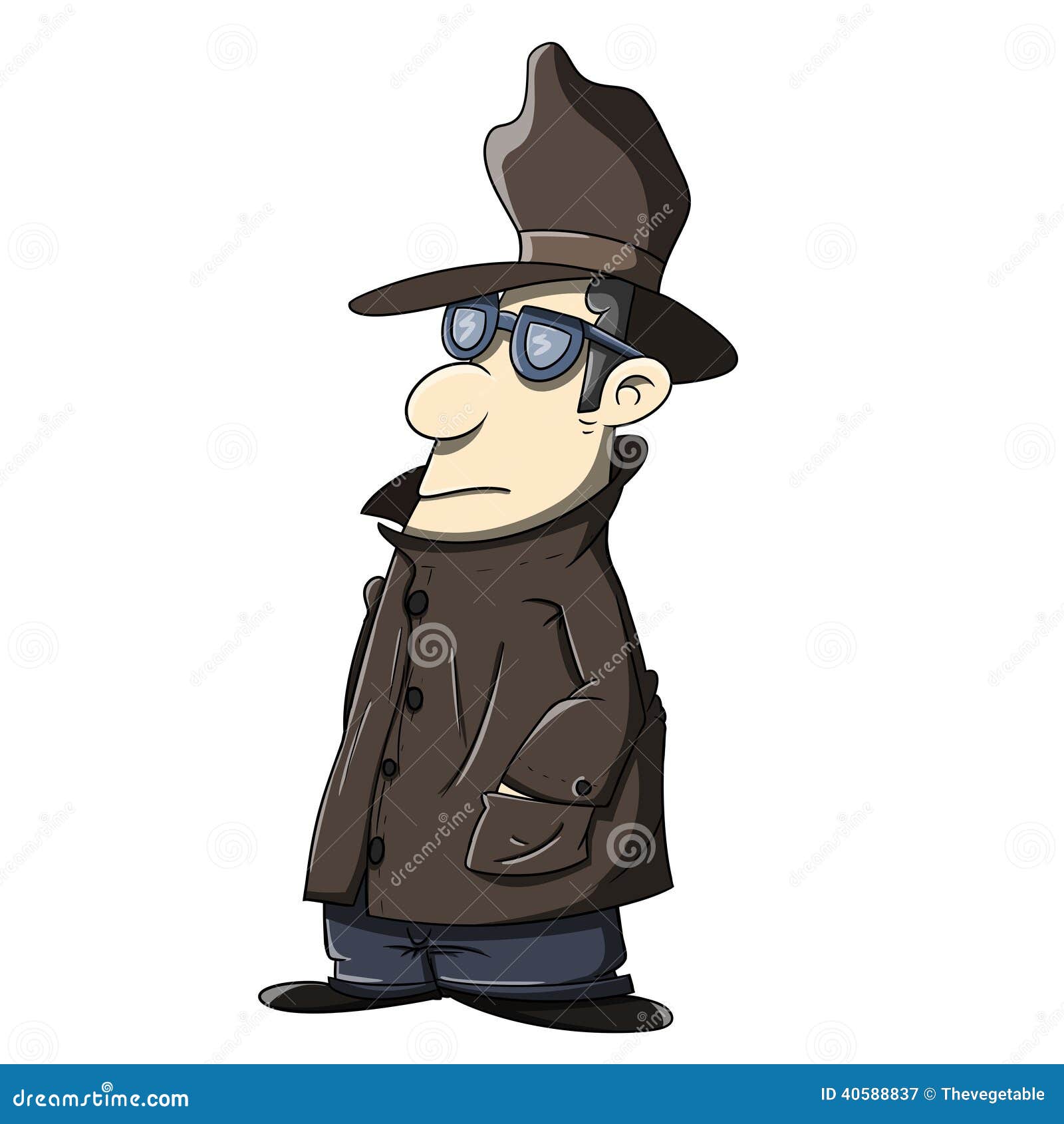 Undercover men stock illustration. Illustration of full - 40588837