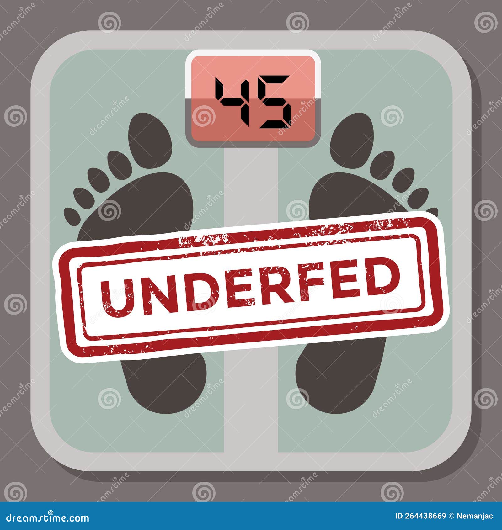 Scale Of Kilogram Cartoon Vector | CartoonDealer.com #177897467