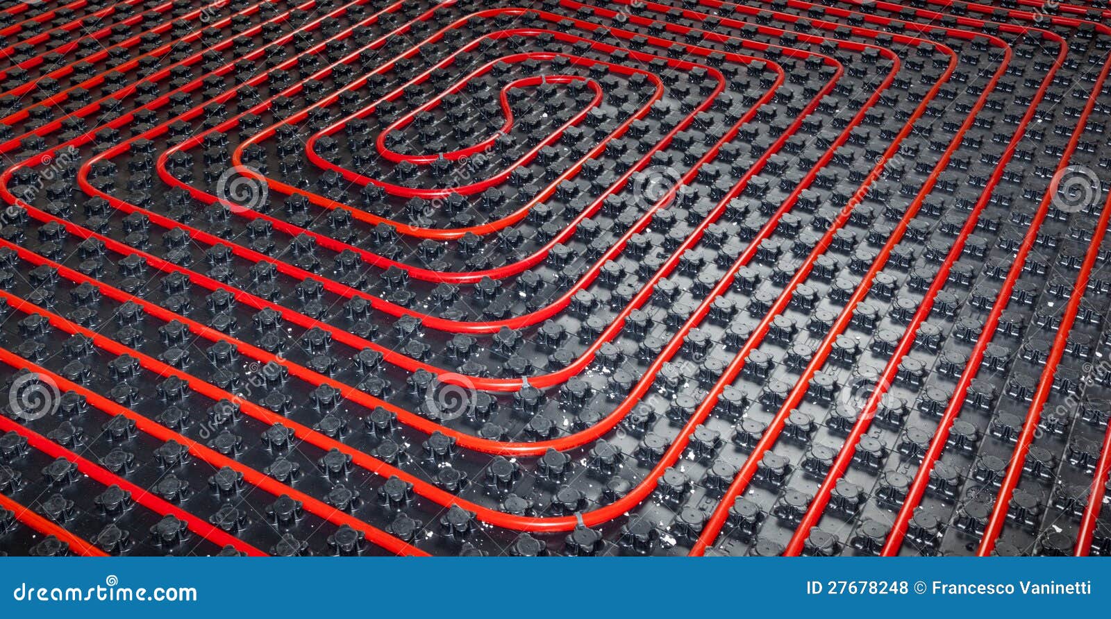 Underfloor heating stock photo. Image of pipe, protection - 27678248