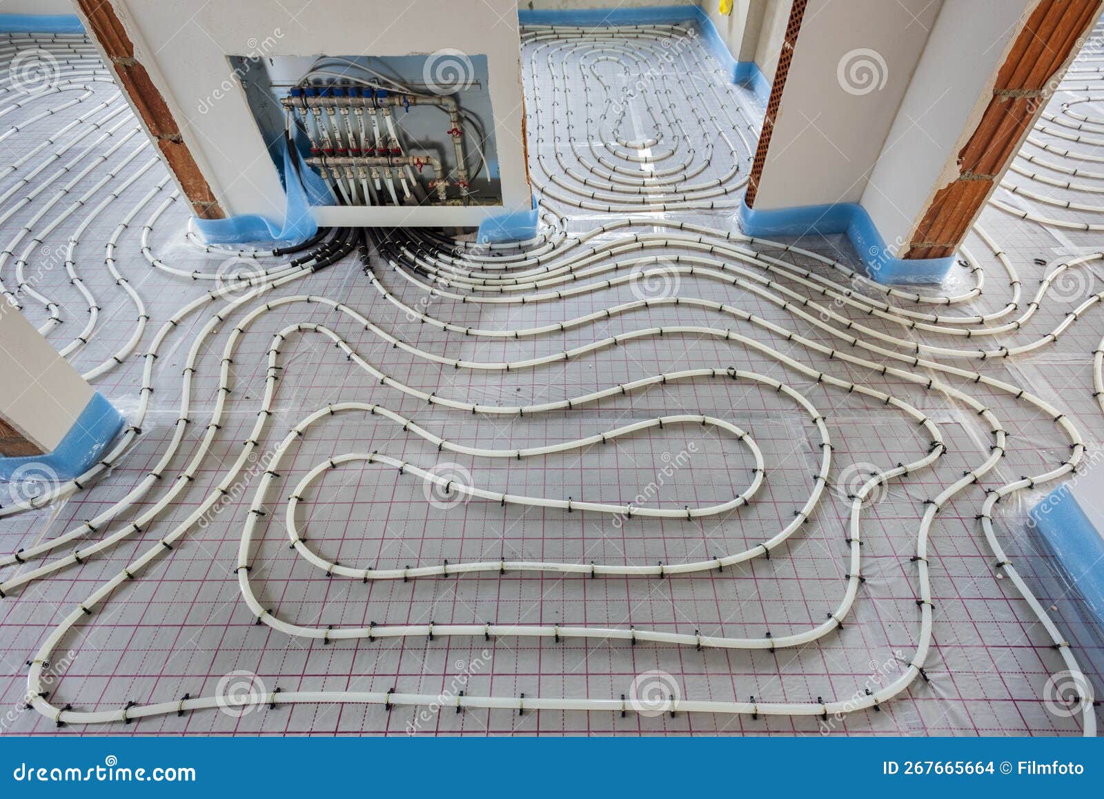 Underfloor Heating System in Construction of New Residential House ...