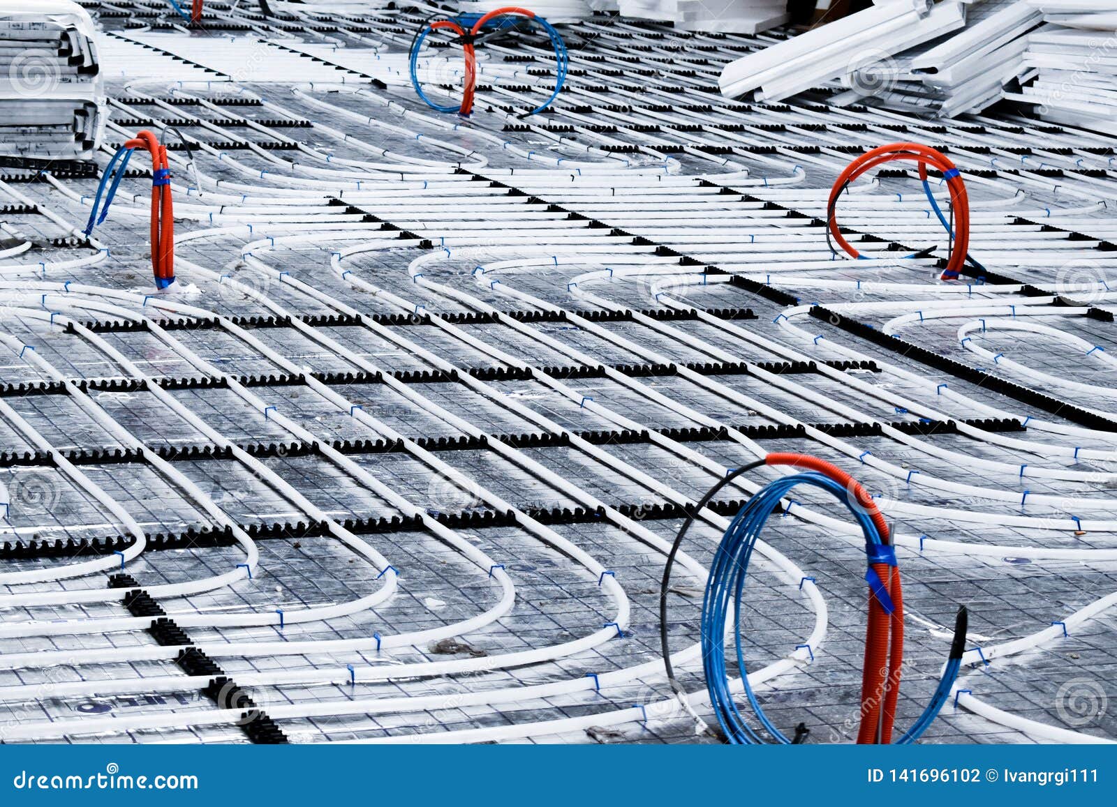 White PVC Pipes Stacked On A Pallet Stock Photography | CartoonDealer ...