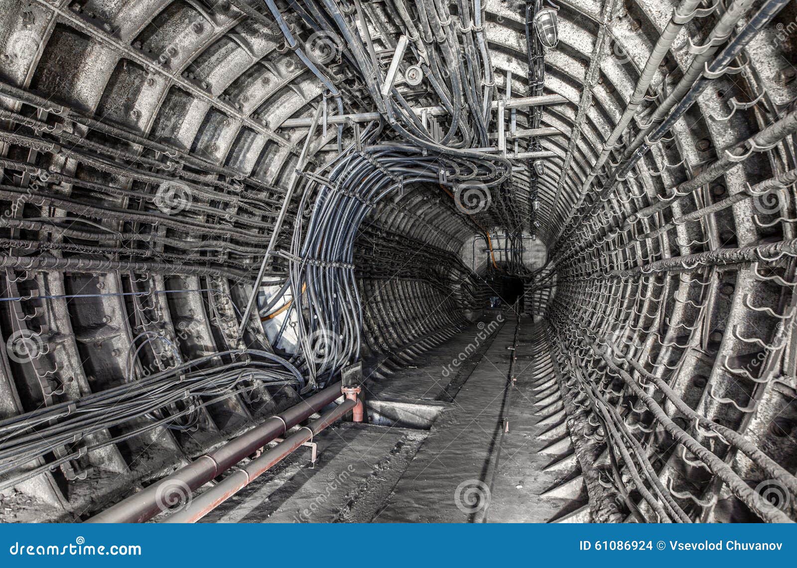 Underground Cable Collector Stock Photo - Image of basement ...