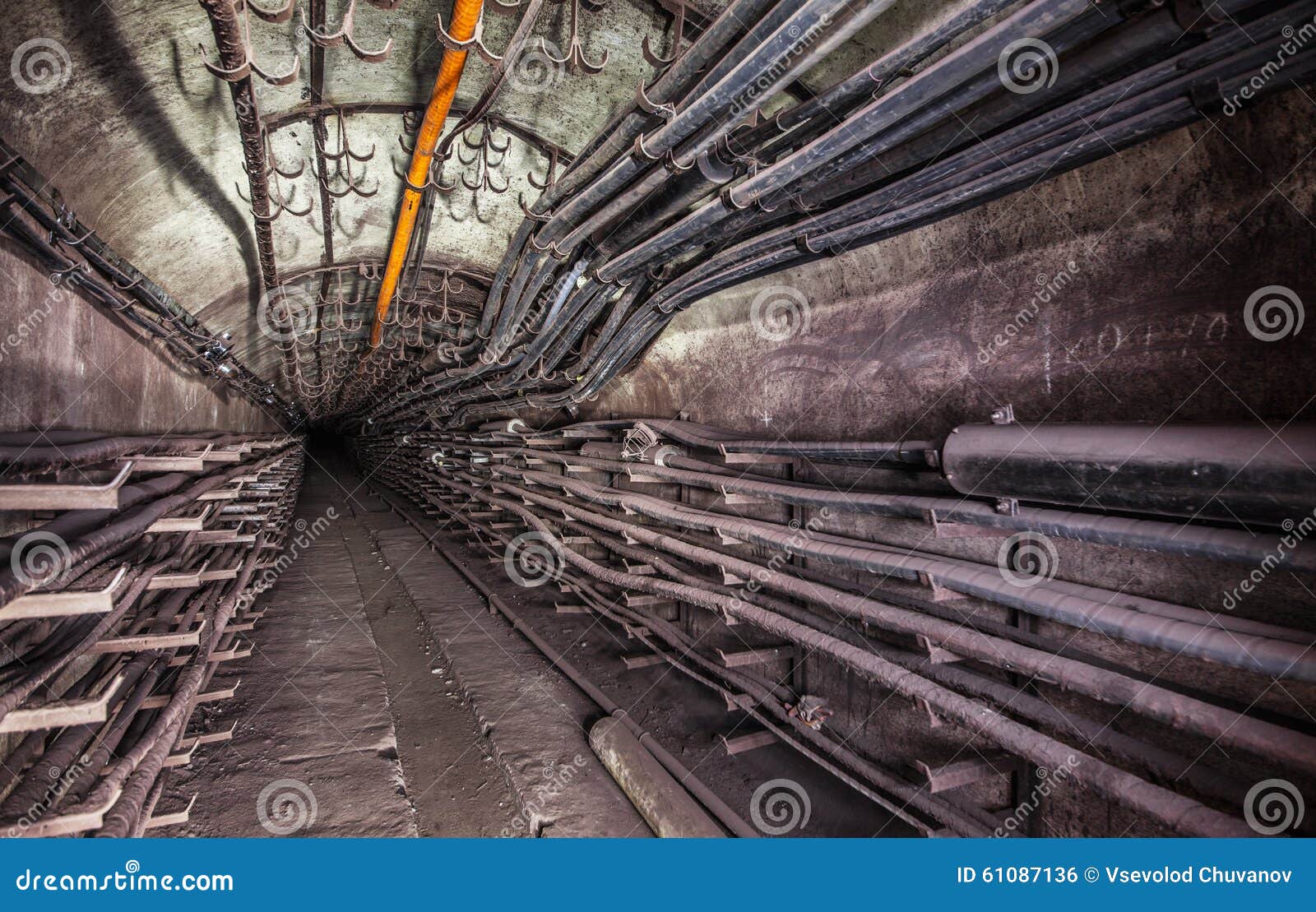 How To Run Underground Cable Under A Pathway. Royalty-Free Stock Photo ...