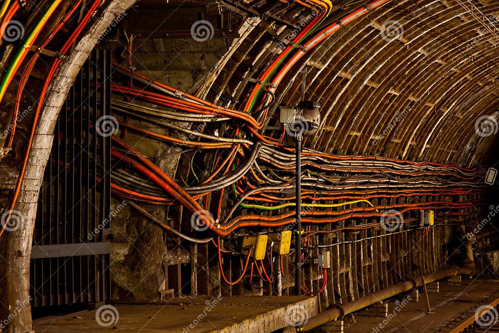 Underground cables stock photo. Image of danger, electric - 28500608