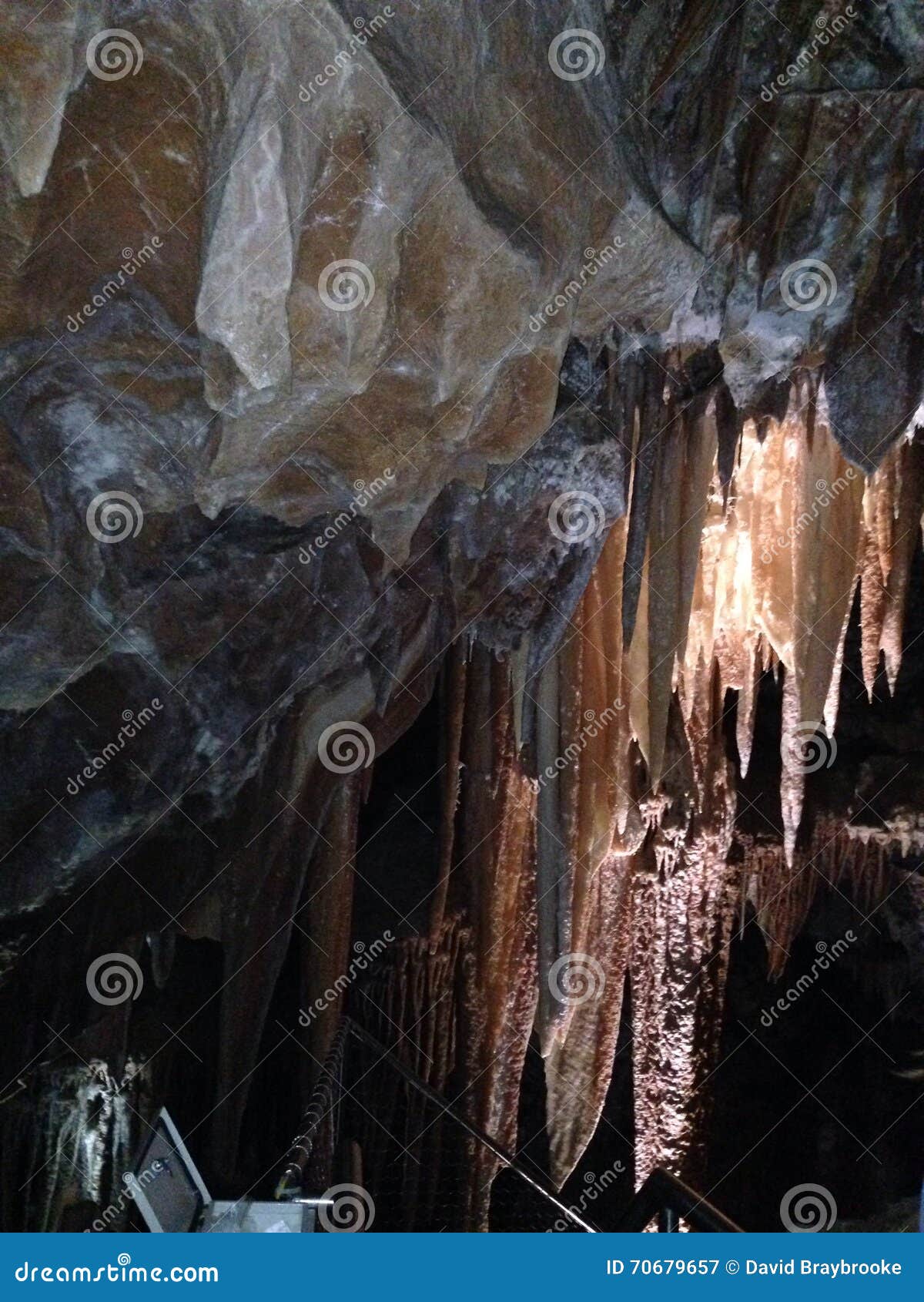 Underground Cave Formations Stock Image - Image of crystal, underground ...