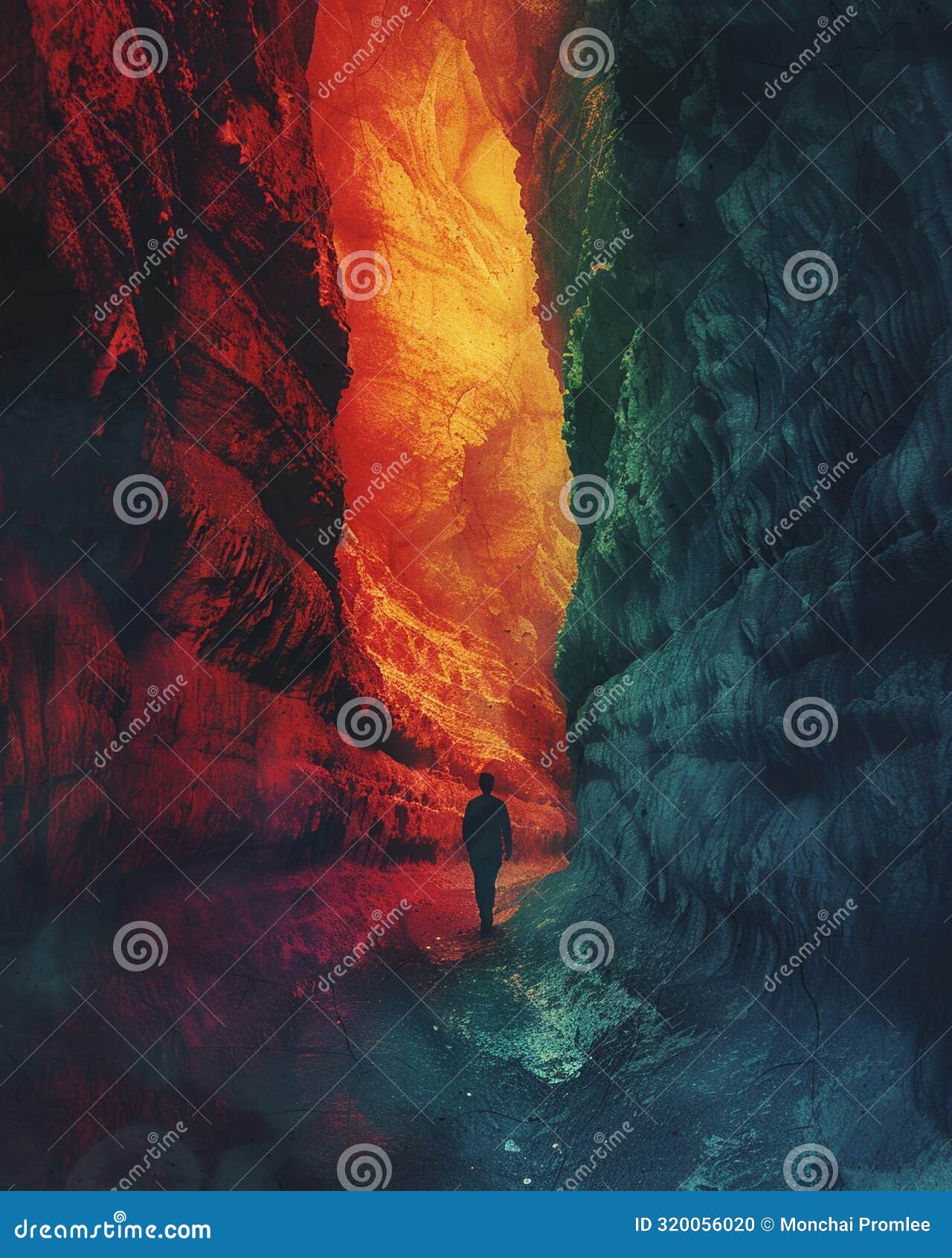 Underground Cave Path, Ancient Rock Formations, Secretive Feel, Copy ...