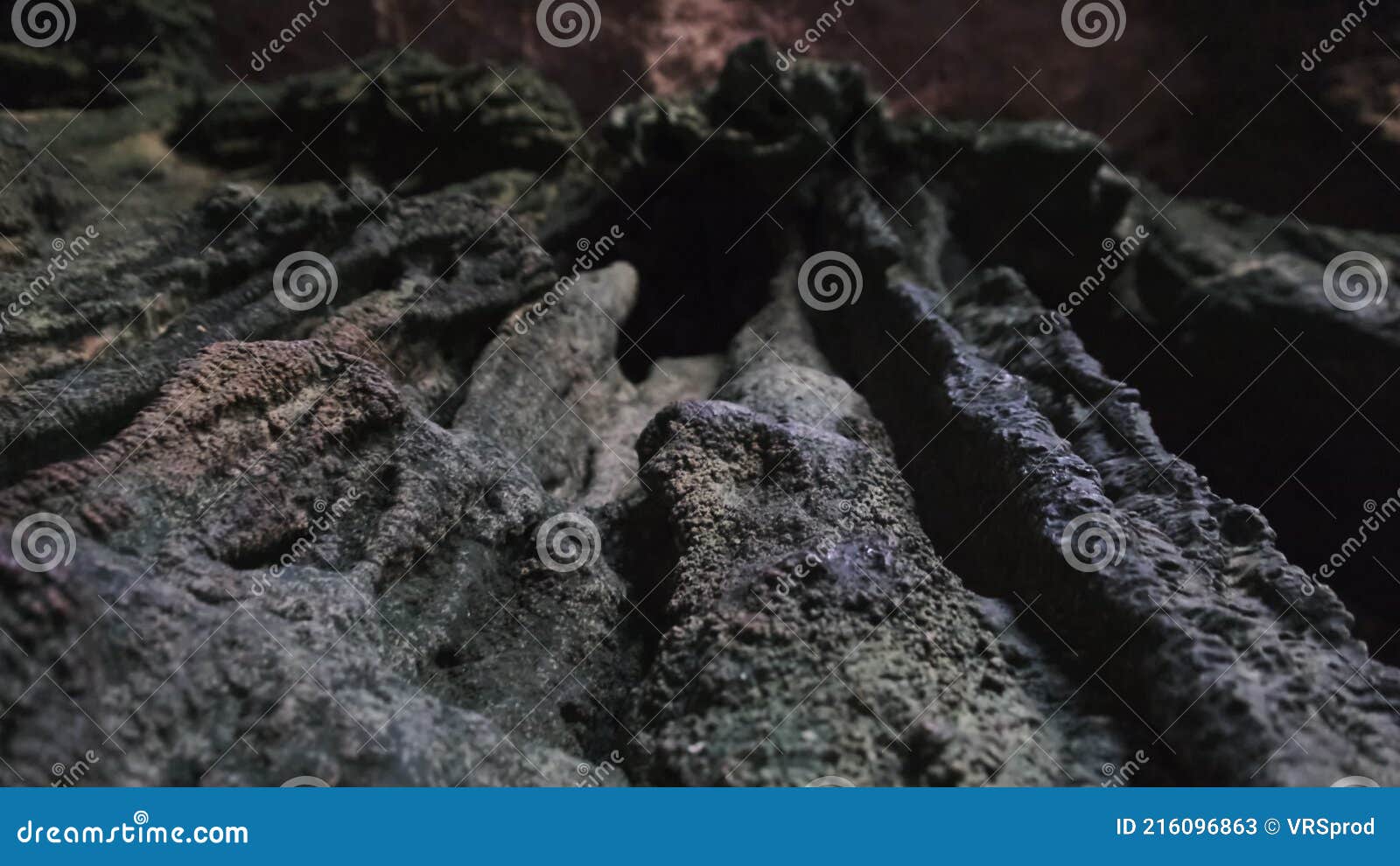 Underground Cave with Stalactite Rock Formations Hanging from Kuza Cave ...