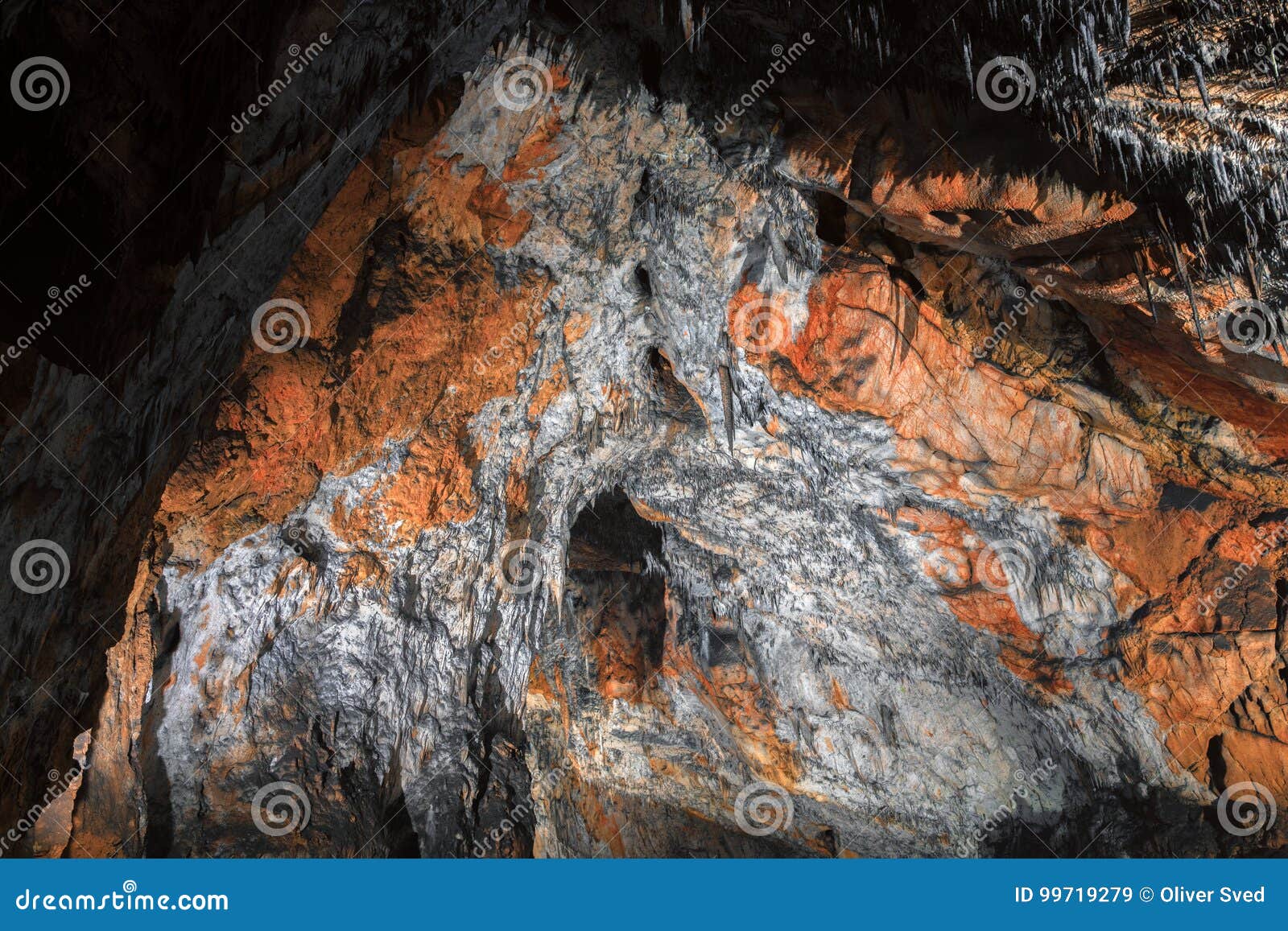 Underground Cave Texture Closeup Photo Stock Image - Image of dripstone ...