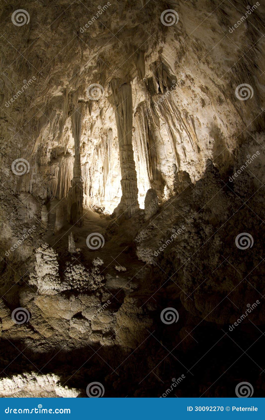 Cavern with pillar stock photo. Image of formation, stalagmites - 30092270