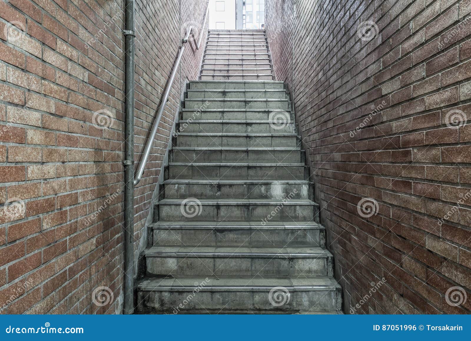 Underground concrete stair stock photo. Image of contemporary - 87051996