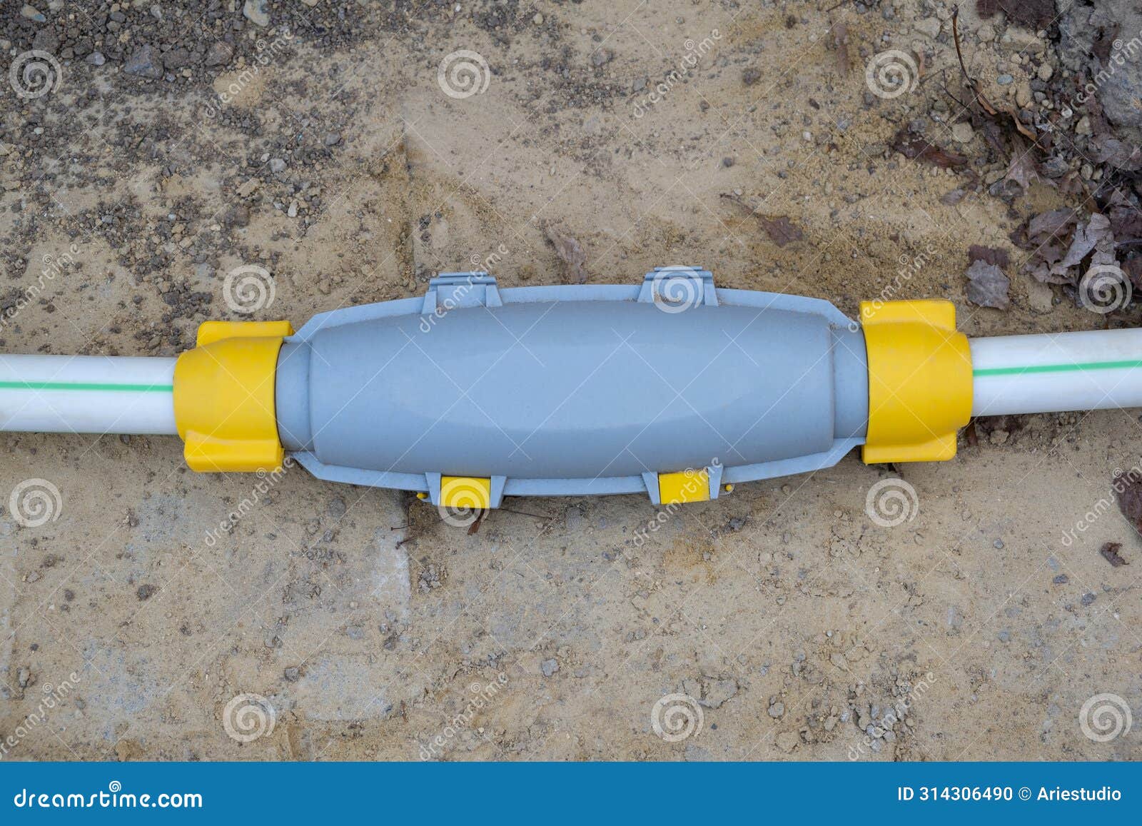 Underground Connection of Lines of Electric Cables Infrastructure ...