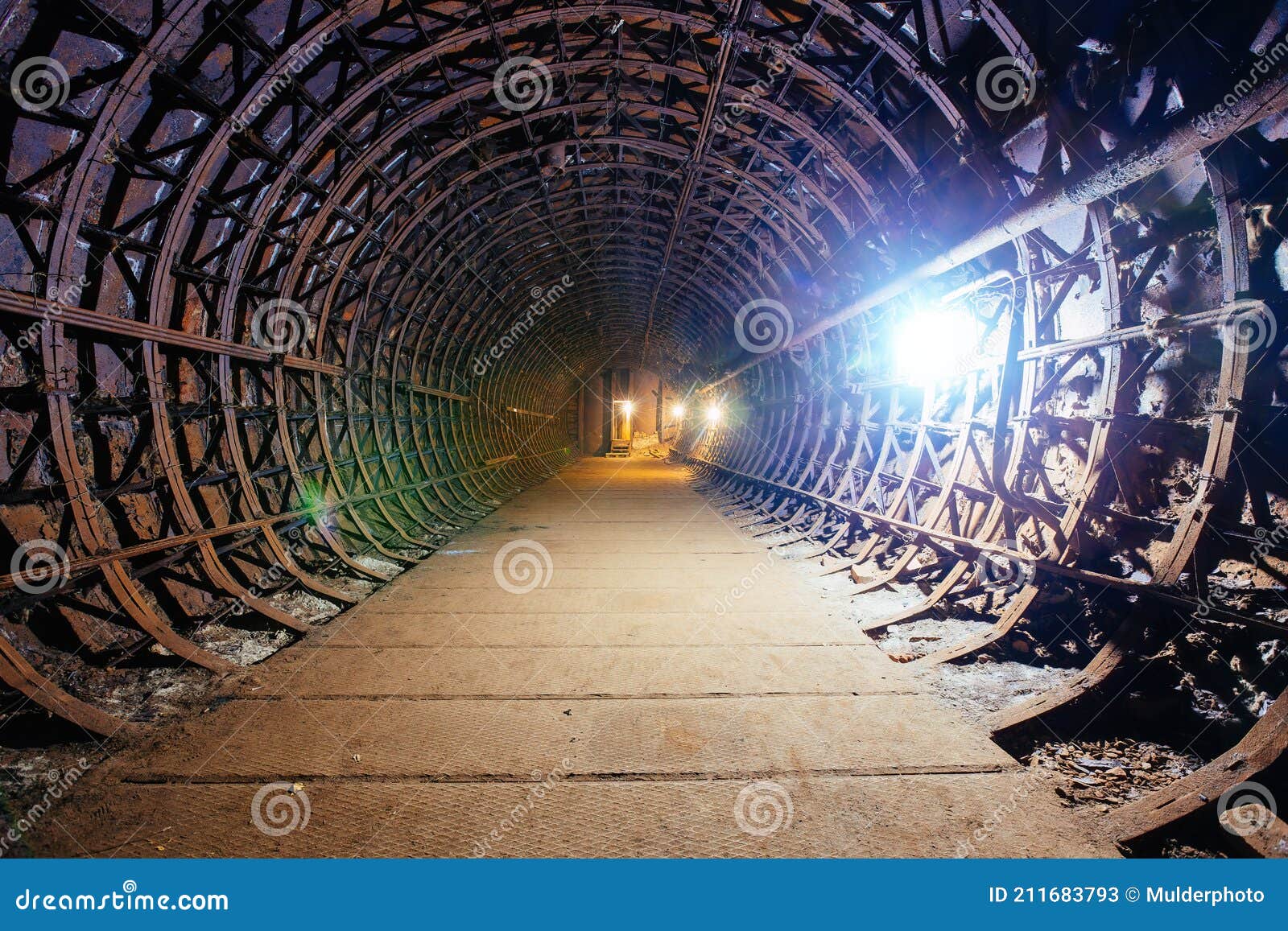 Underground Construction. Construction of Bunker or Subway Stock Image ...
