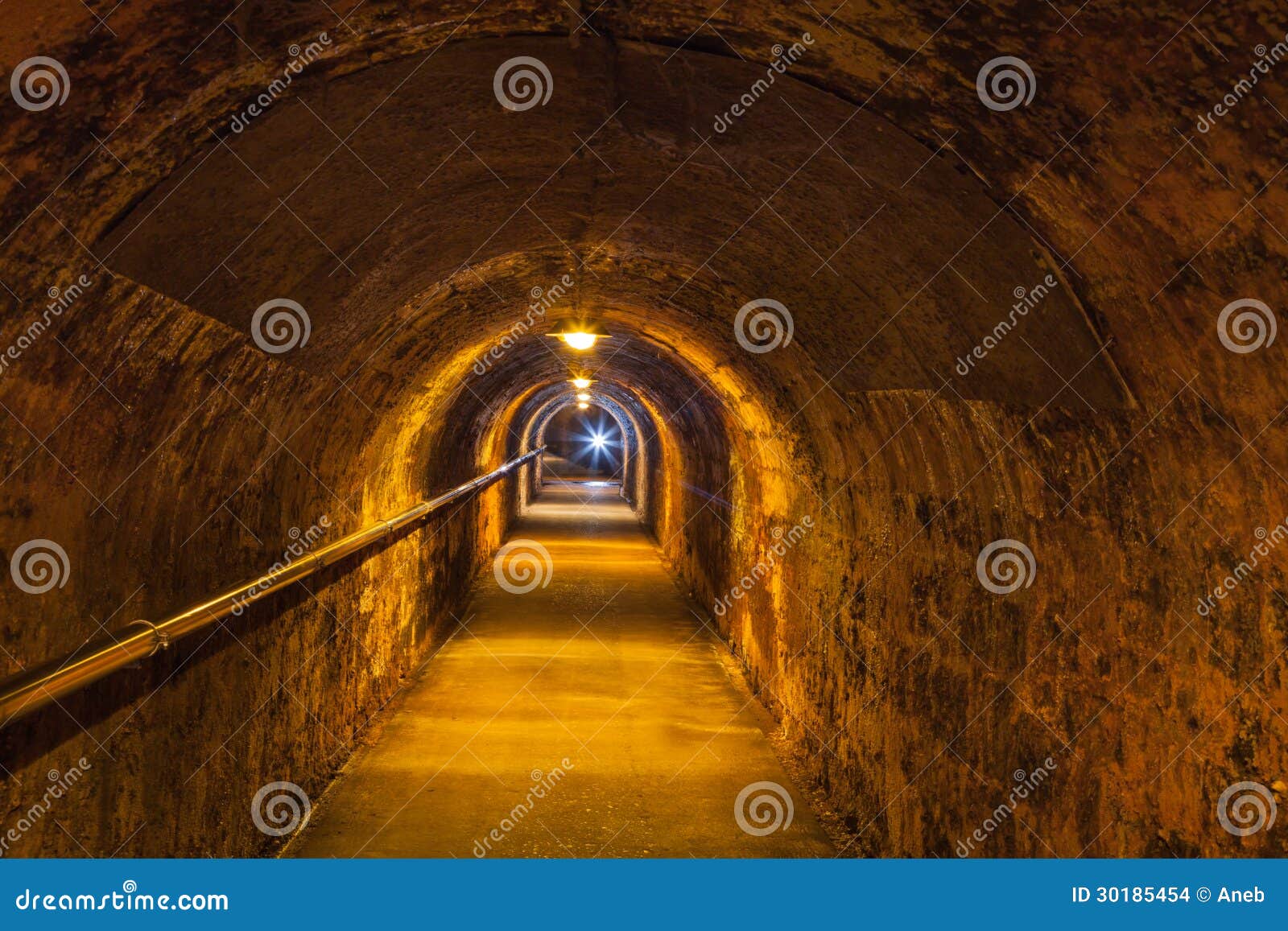Corridor of an wine cellar stock photo. Image of architecture - 30185454