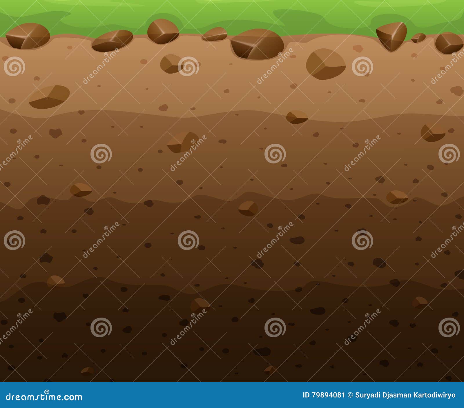 Underground Design with Grass Illustration Stock Vector - Illustration ...