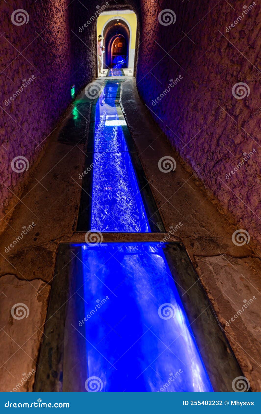 Underground Ditch that Flows Underground in the Karez in Turpan ...
