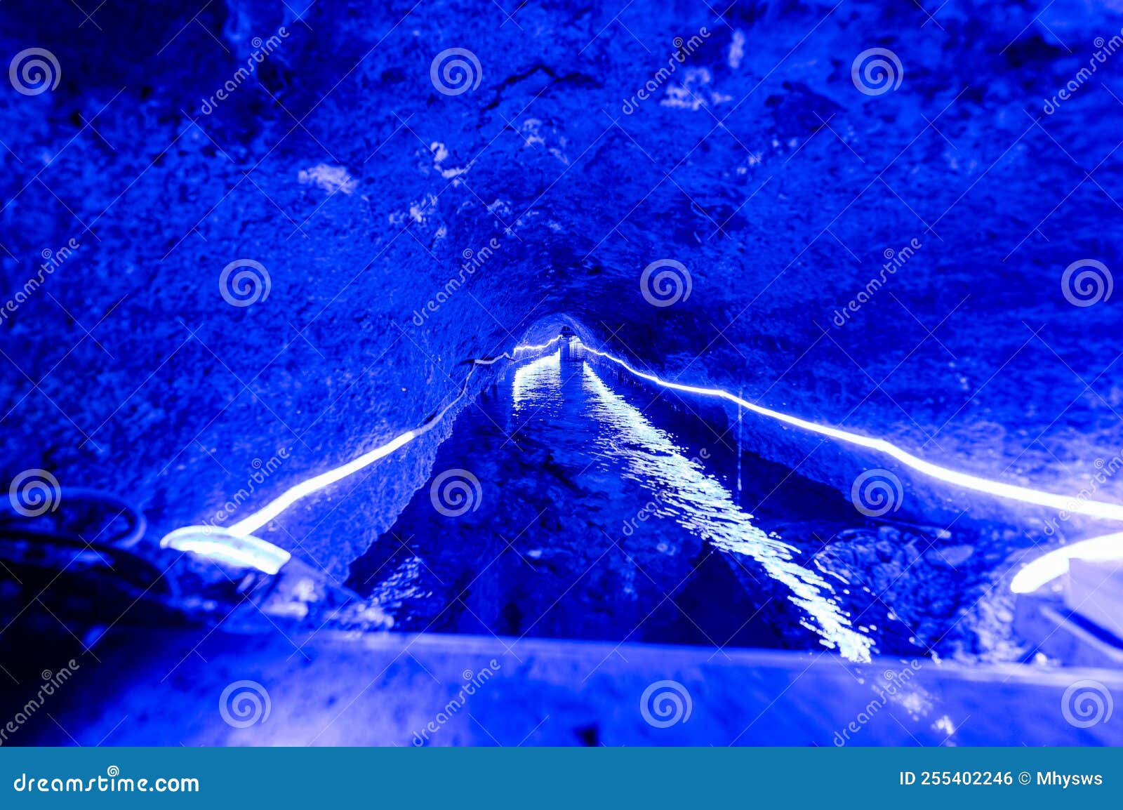 Underground Ditch that Flows Underground in the Karez in Turpan ...