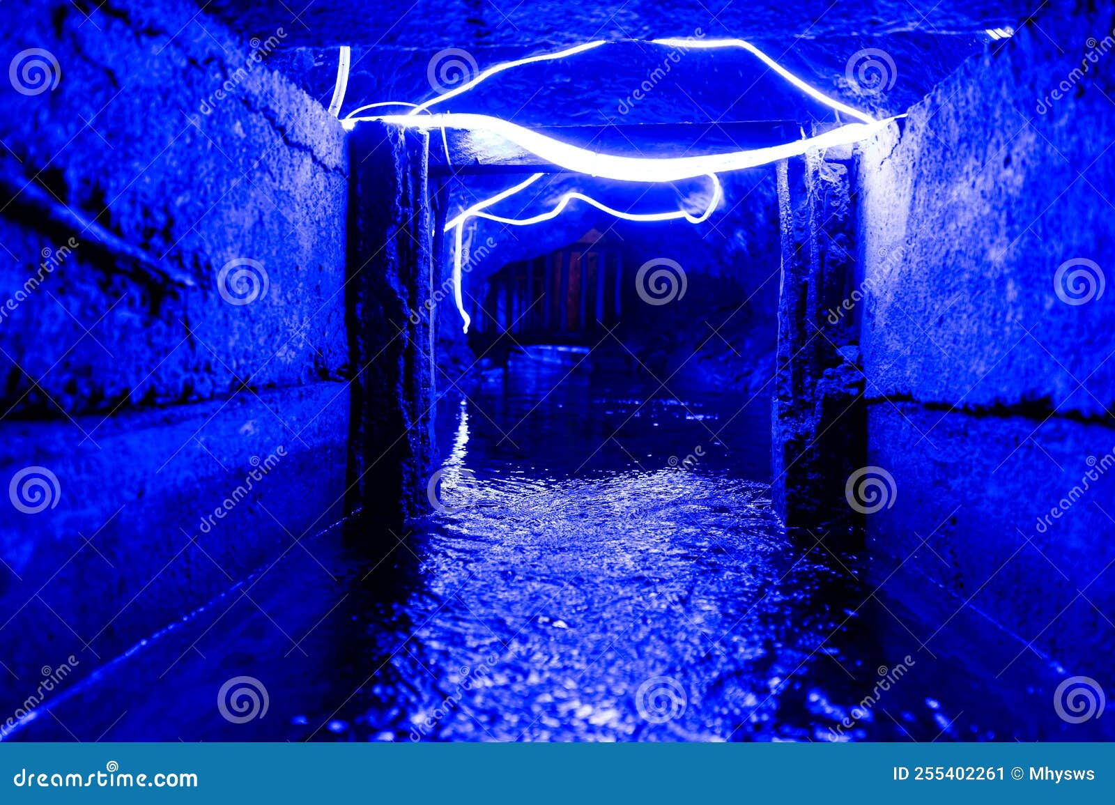 Underground Ditch that Flows Underground in the Karez in Turpan ...