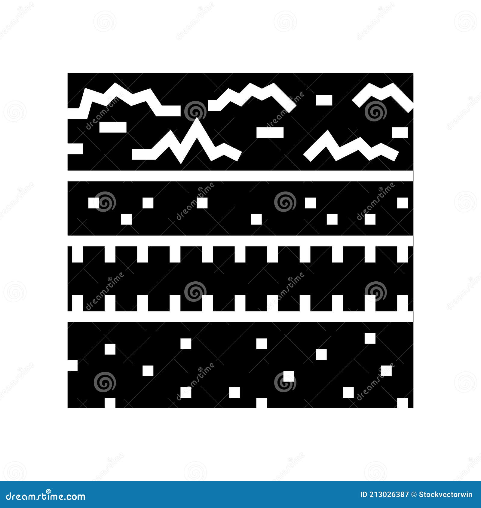 Underground Drainage System Glyph Icon Vector Illustration Stock Vector ...