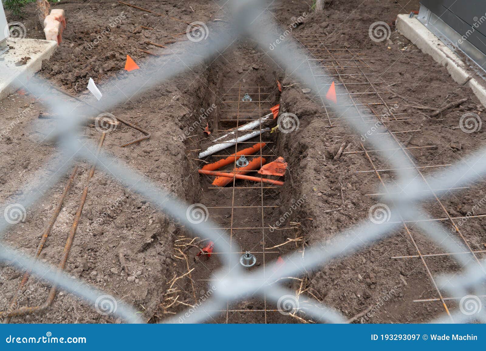 Underground Electrical and Data Cables Stock Image - Image of engineer ...