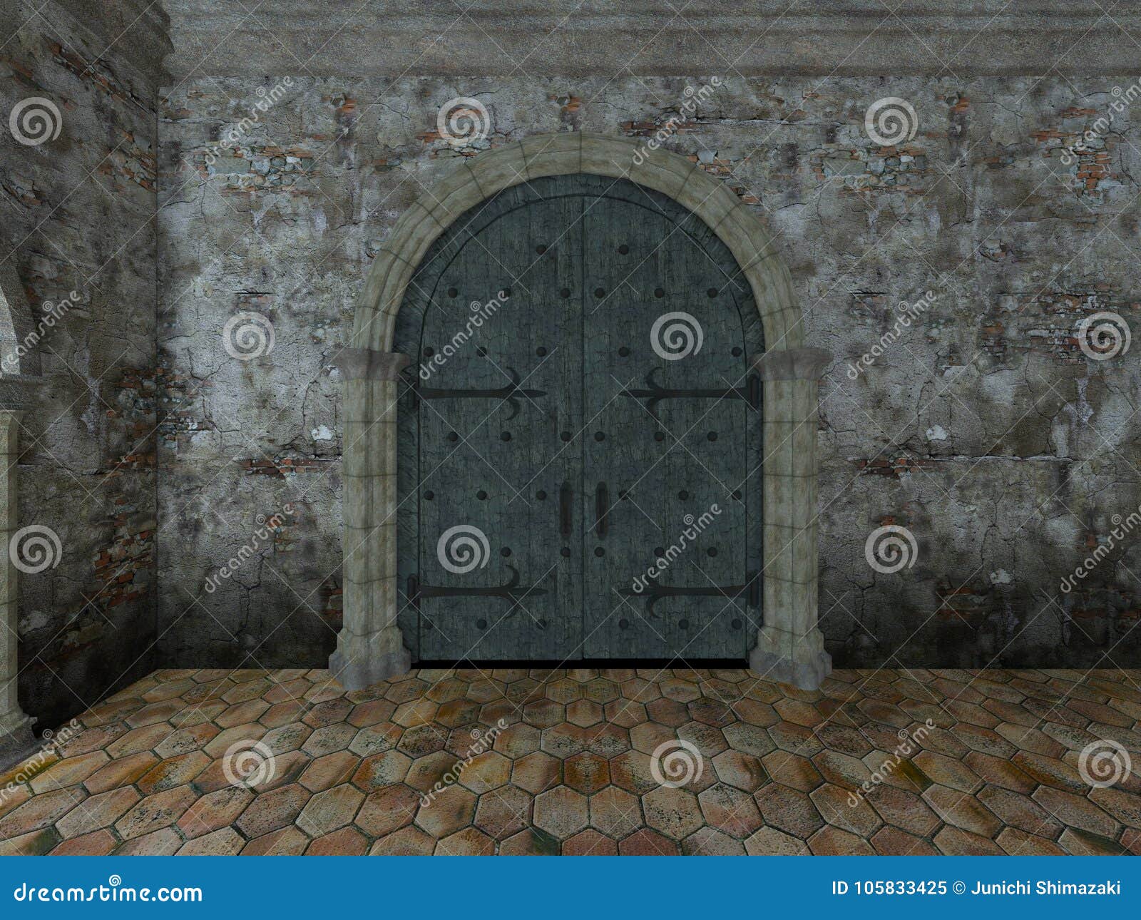 Underground fortress stock illustration. Illustration of dungeon ...