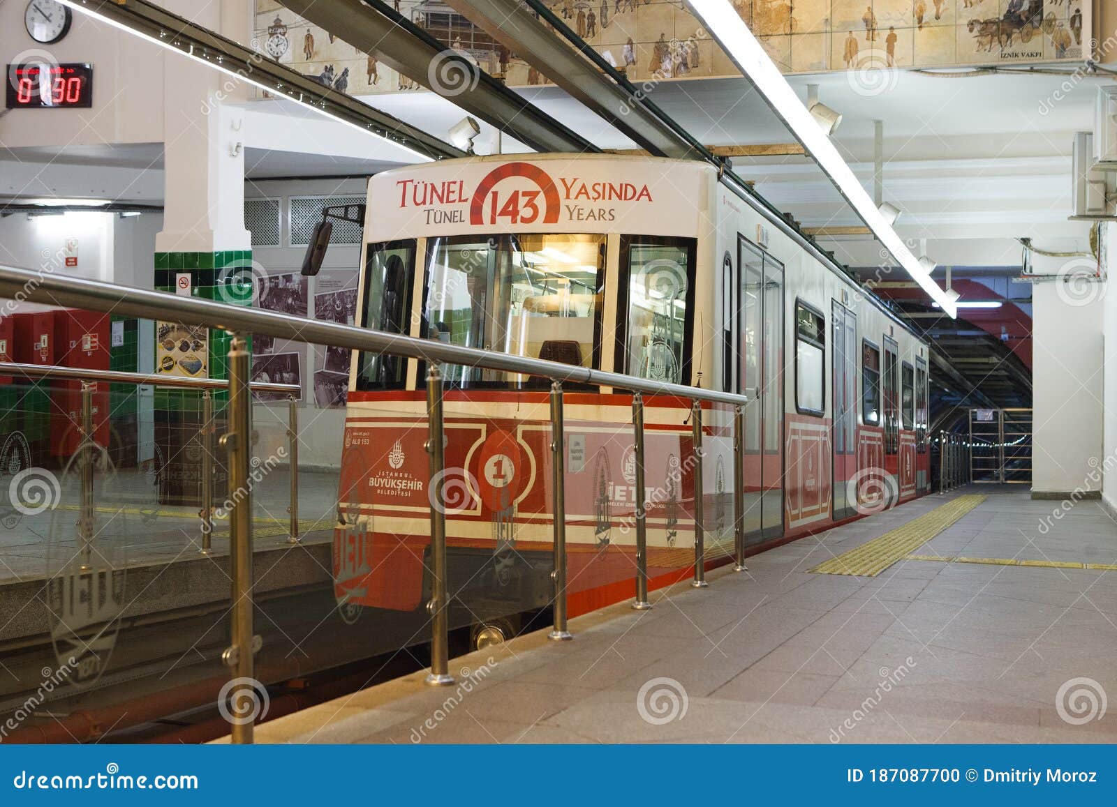 Underground funicular line editorial image. Image of historic - 187087700