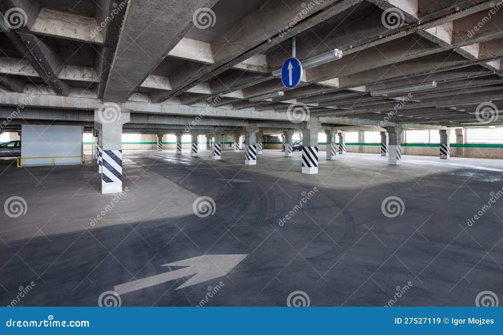 Underground Garage stock image. Image of indoor, city - 27527119