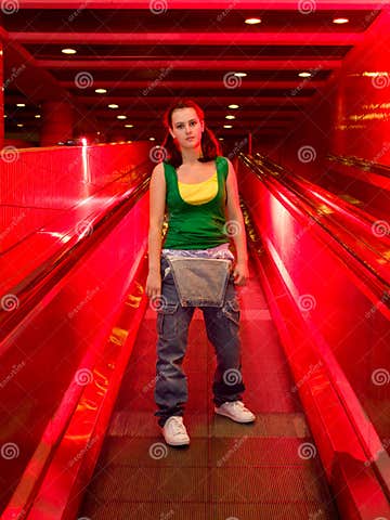 Underground girl stock photo. Image of beautiful, model - 8969442