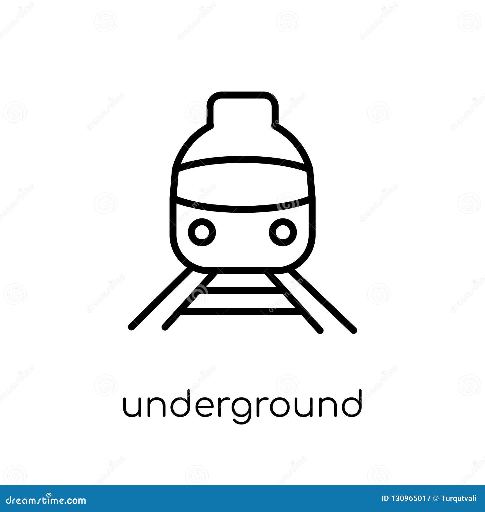 Underground Icon Vector. Trendy Flat Underground Icon From Transport ...
