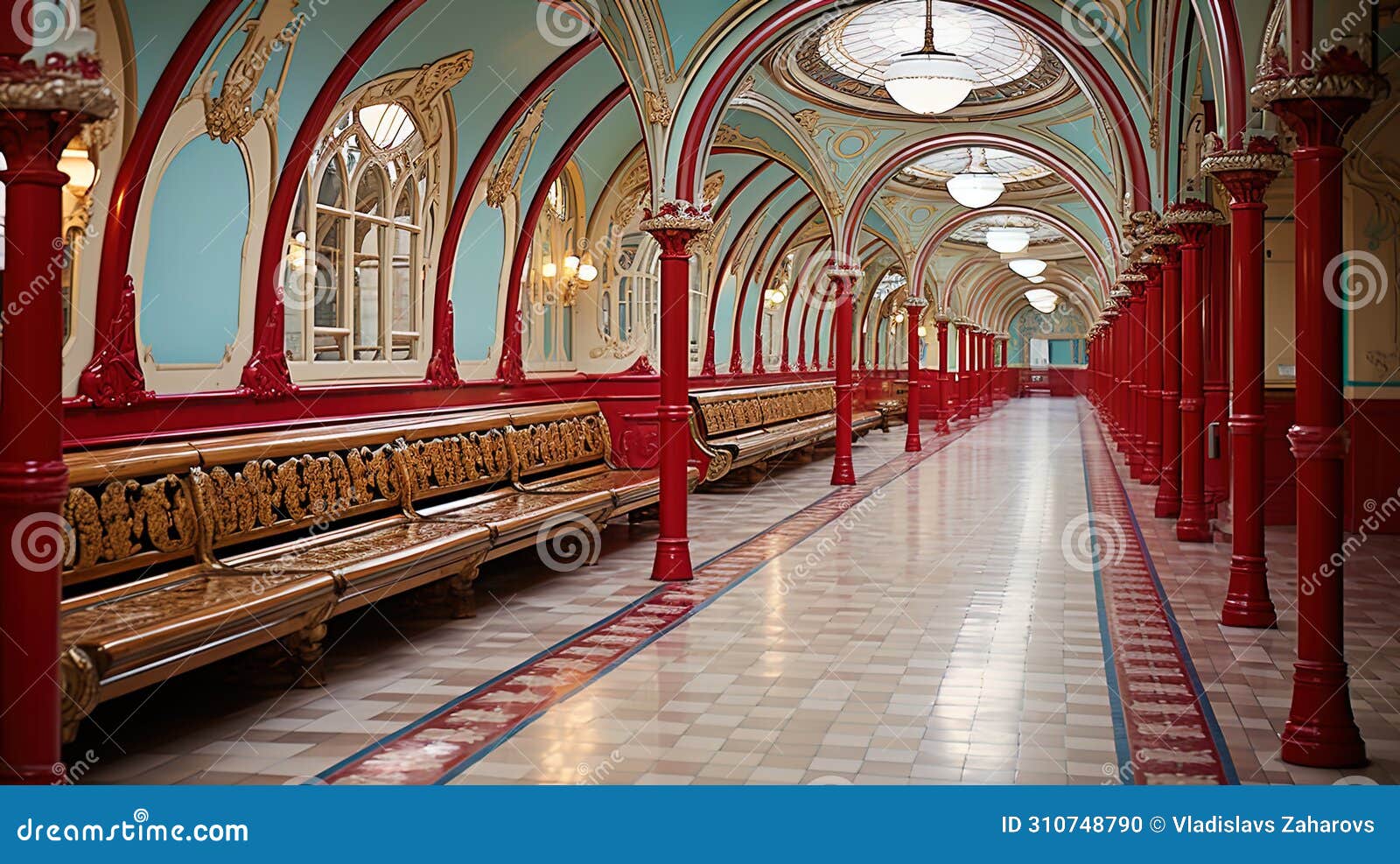 The Underground Labyrinth of the Metro, Where Shadows Play in the ...
