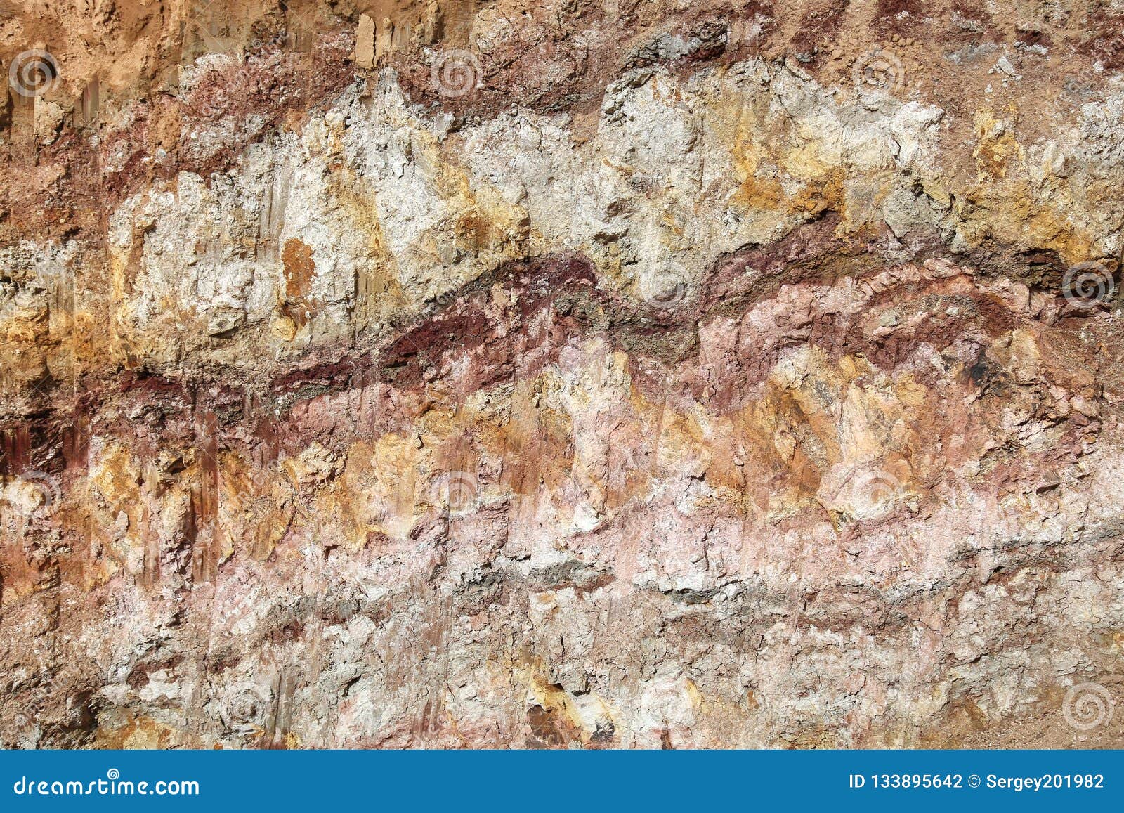 Underground Layers Of The Earth. Beautiful Texture Royalty-Free Stock ...