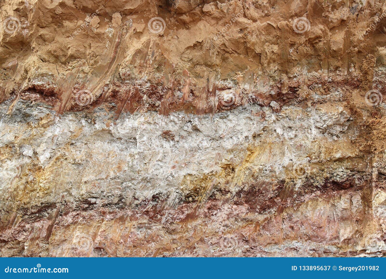 Underground Layers Of The Earth. Beautiful Texture Royalty-Free Stock ...