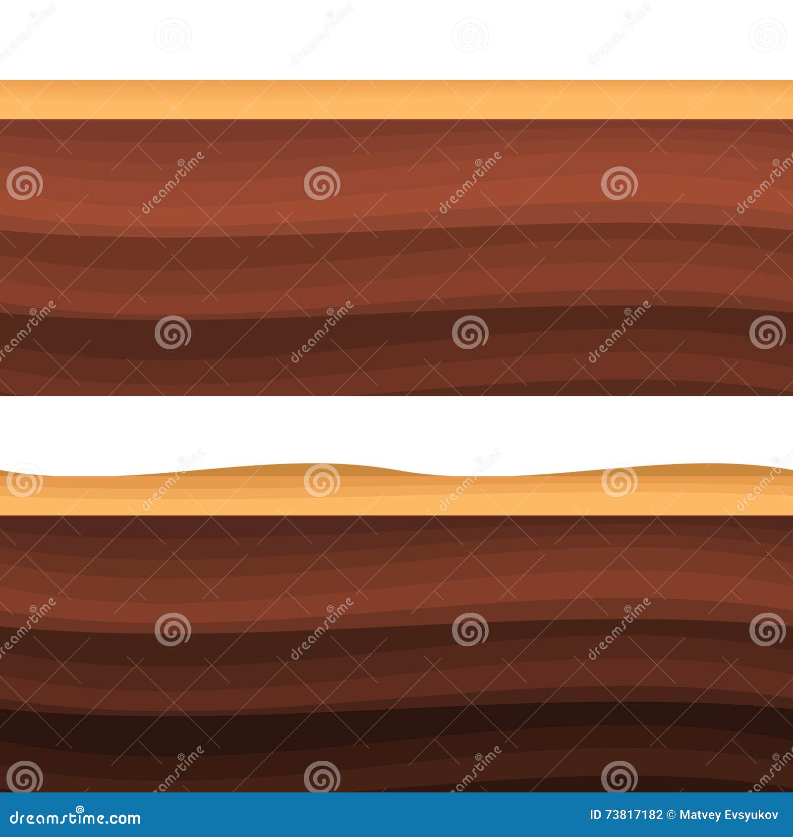 Underground Layers Of Earth, Groundwater, Layers Of Grass. Cross ...