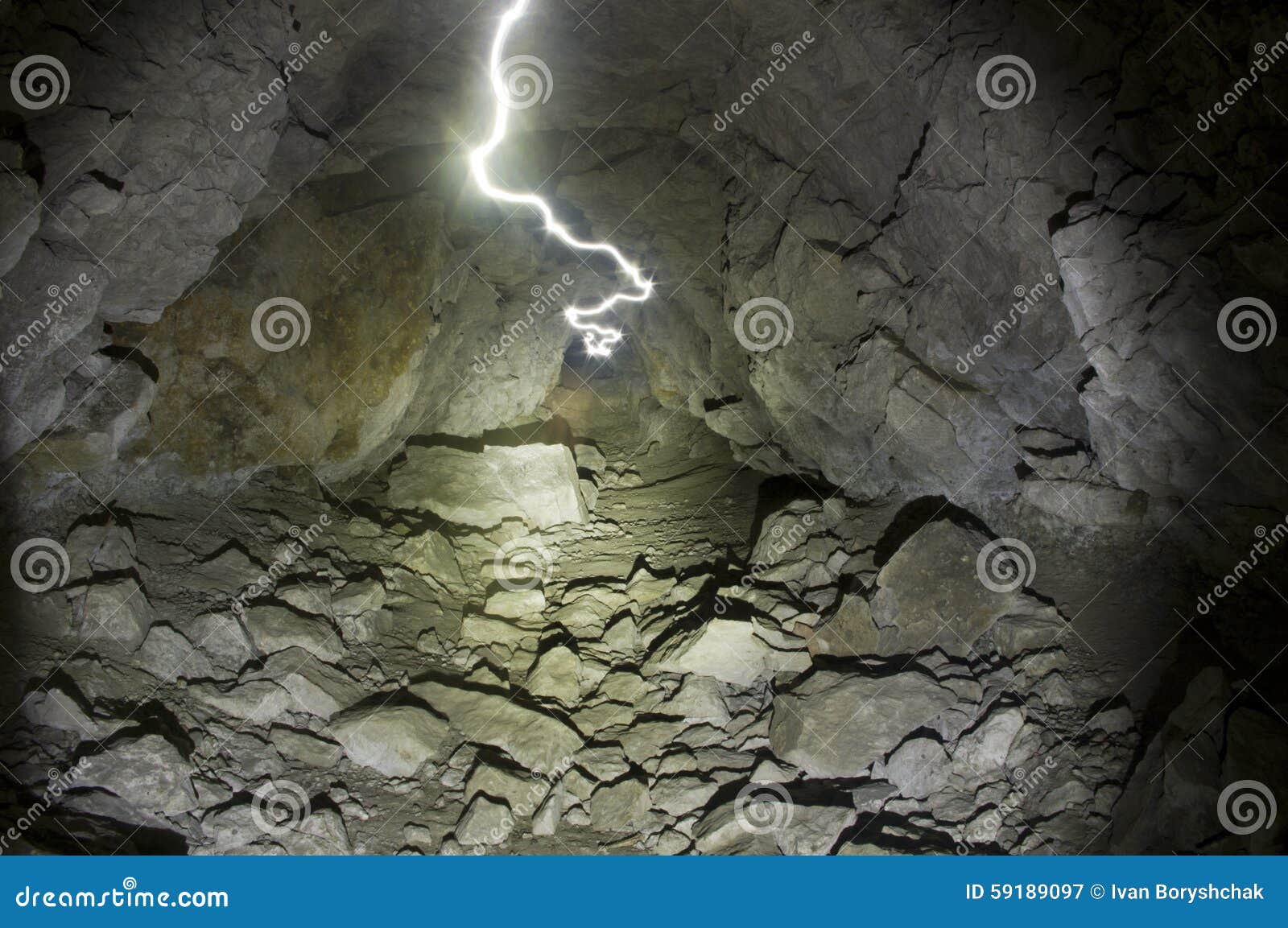 Underground lightning stock image. Image of underground - 59189097