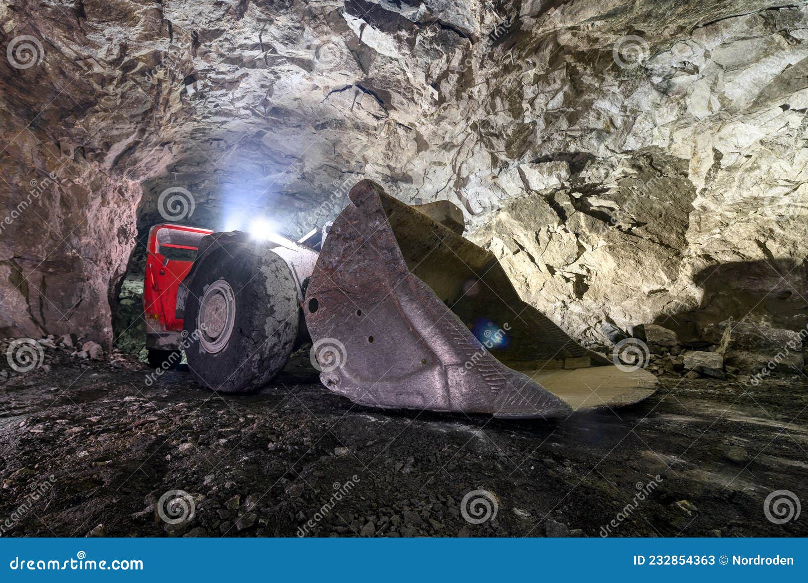 An Underground Loading Machine. Special Low-profile Equipment for ...