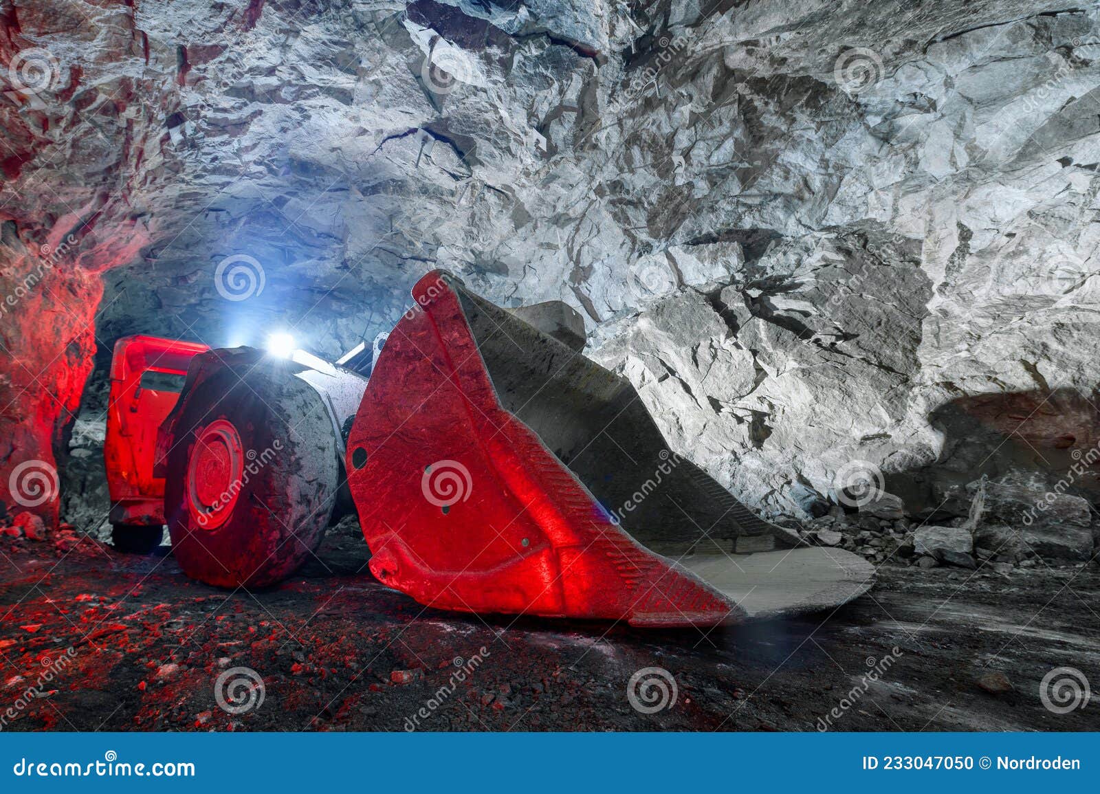 An Underground Loading Machine. Special Low-profile Equipment for ...