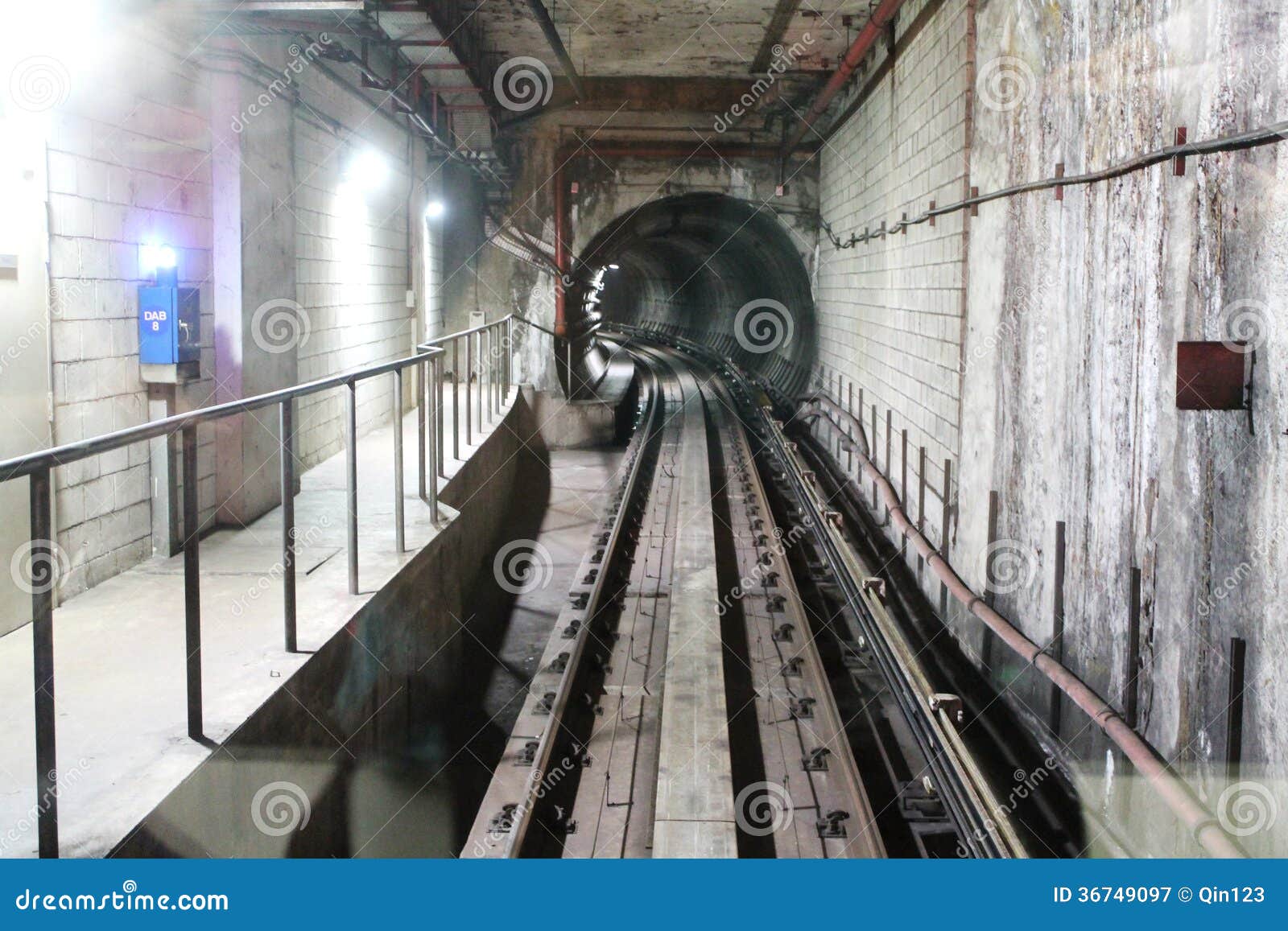 Underground LRT Track Royalty-Free Stock Photo | CartoonDealer.com ...