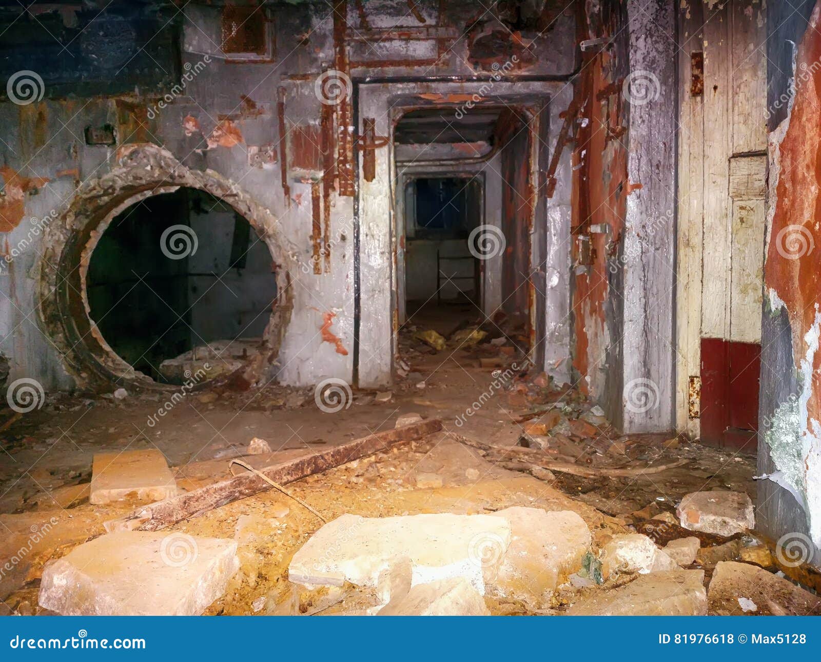 Underground Military Bunker From Second World War Royalty-Free Stock ... Underground Military Bunker From Second World War Royalty-Free Stock ...