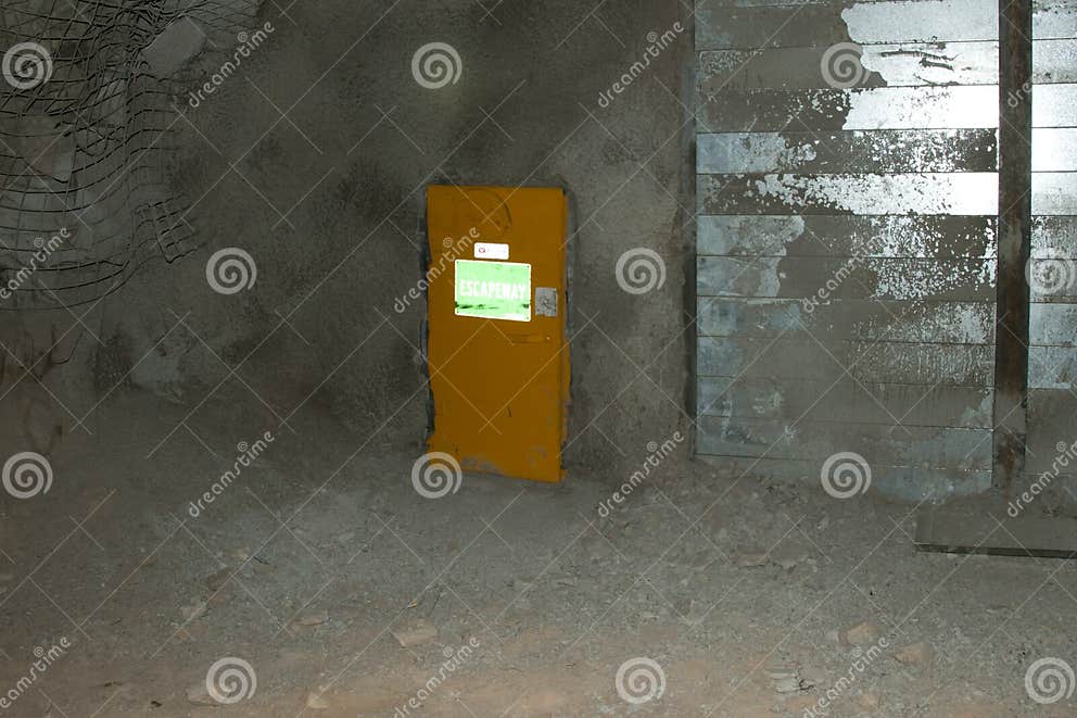 Underground Mine Escapeway stock photo. Image of corridor - 102598384