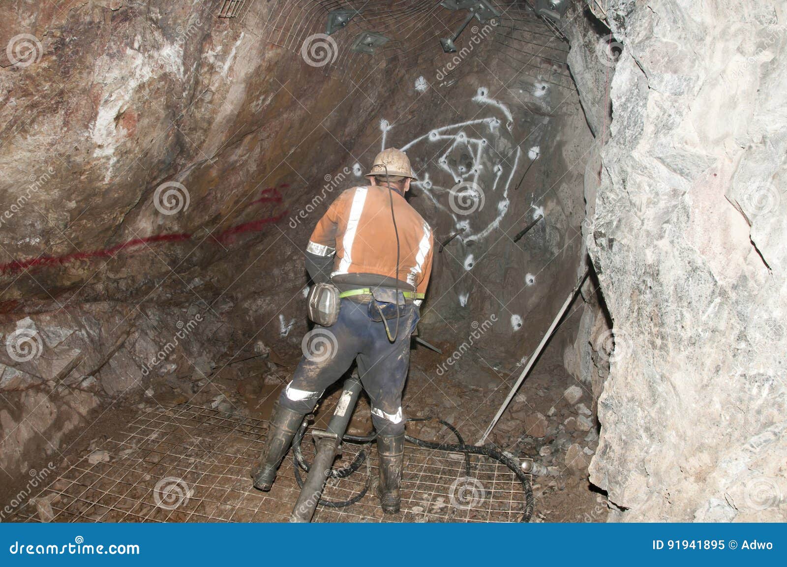 Underground Miner editorial image. Image of person, working - 91941895