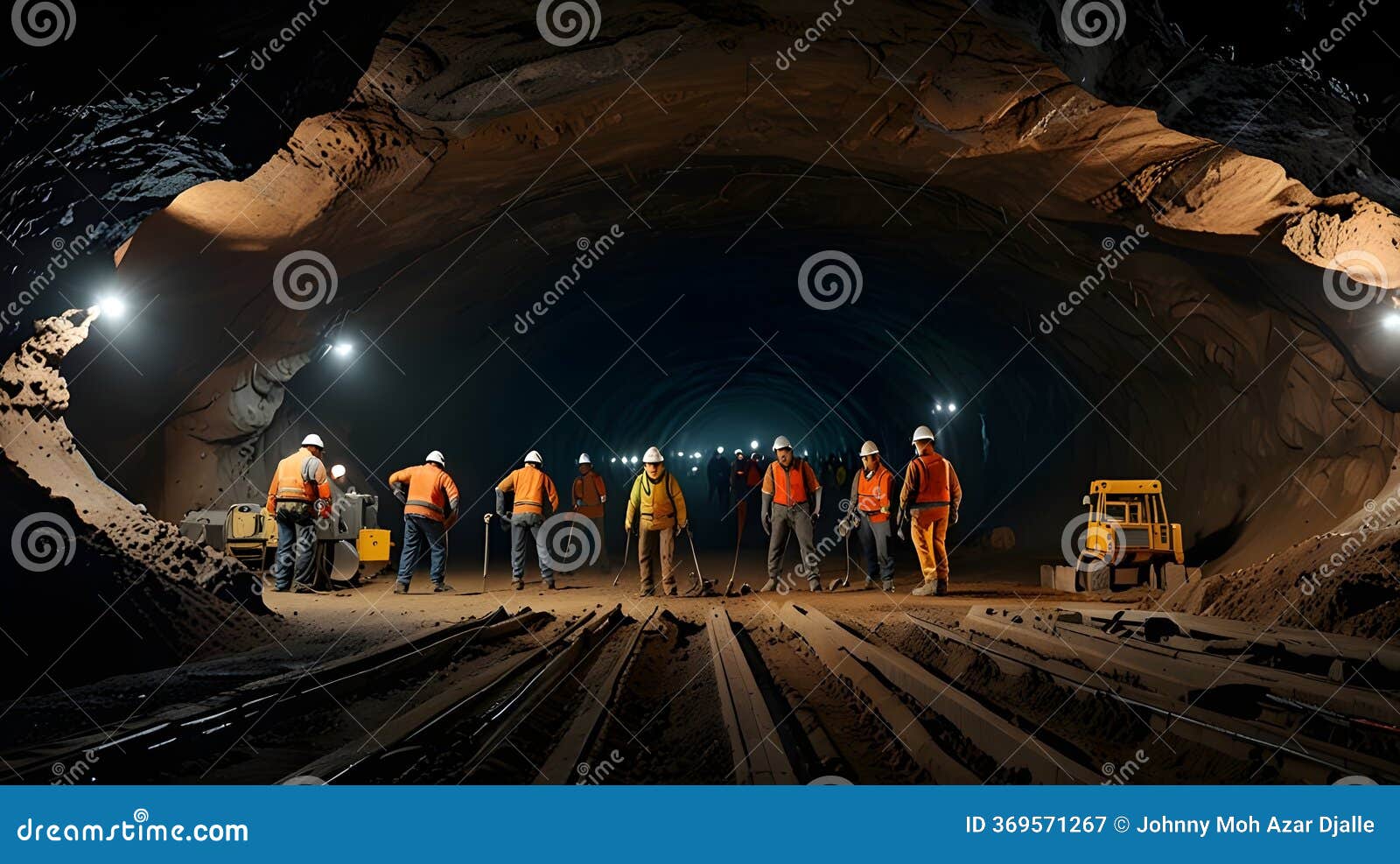 Underground Mining Copper Production Icon Doodle Illustration ...