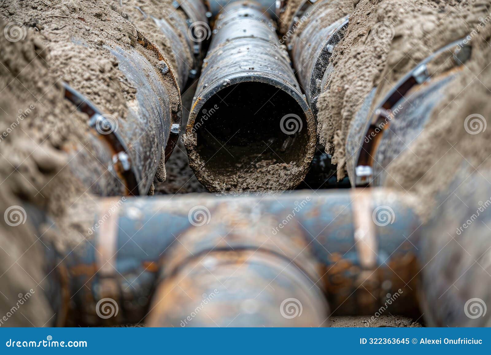 Underground, a Network of Interconnected Tubes Forms a Series of ...