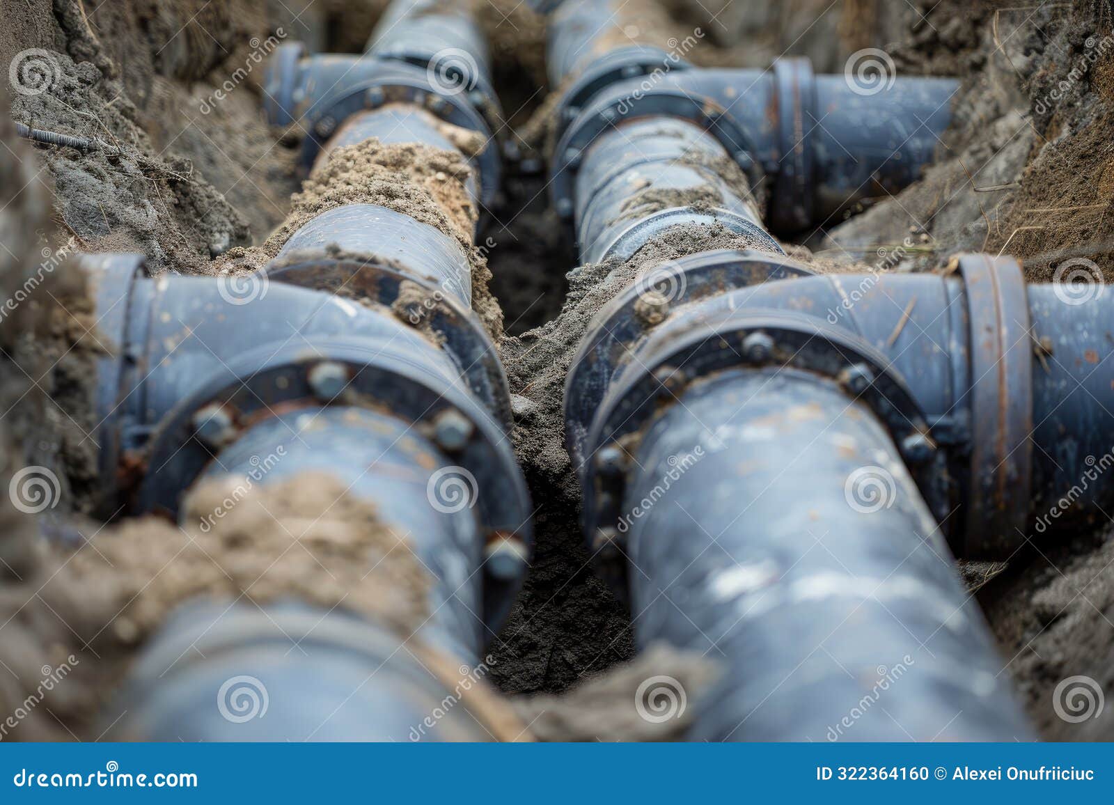 Underground, a Network of Interconnected Tubes Forms a Series of ...