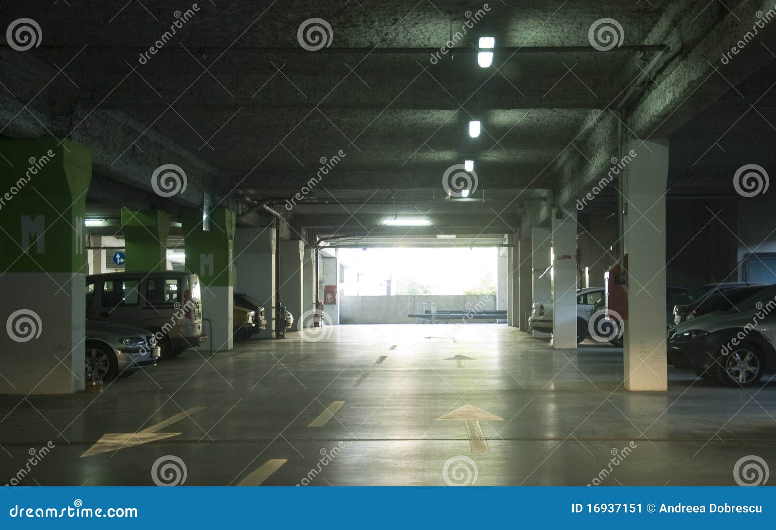 Jet Fan At Underground Parking Area. Ventilation Fan In The Parking Lot ...