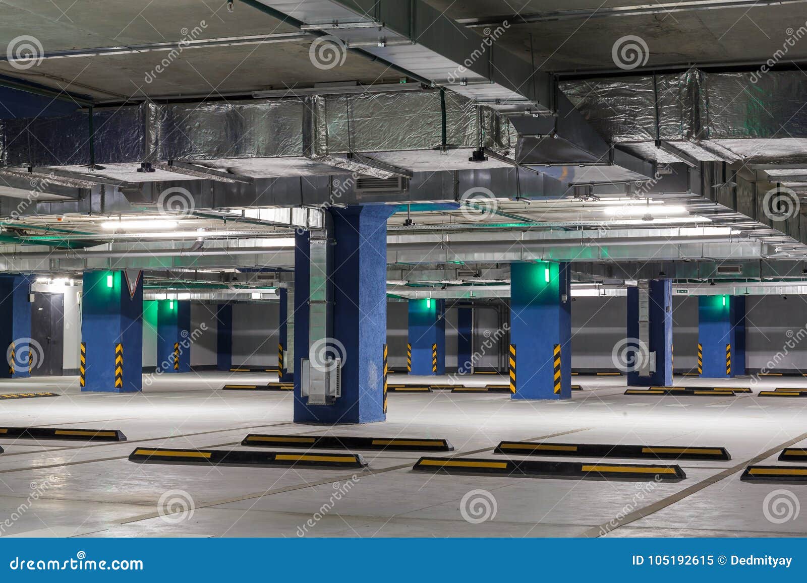 Interior Of A City Bus. Empty Bus Interior. Bus With Blue Seats And ...