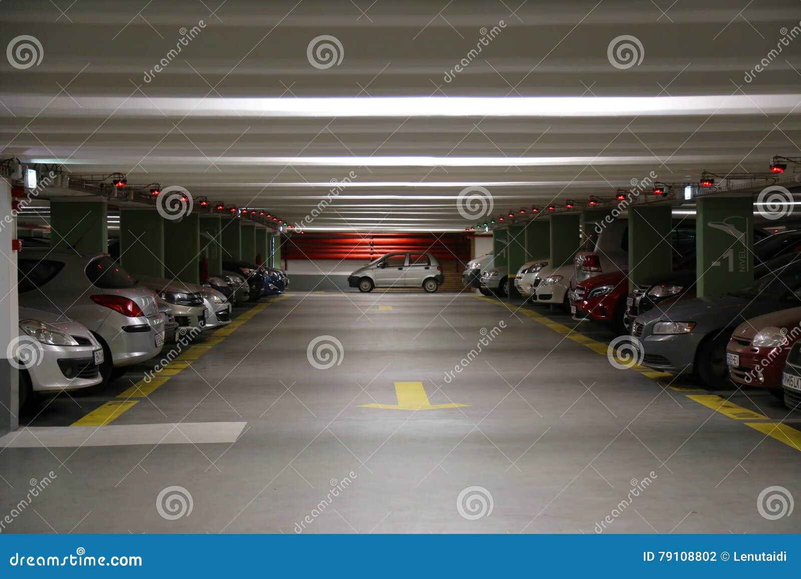 Underground Parking In A Skyscraper Capital City Editorial Photo ...