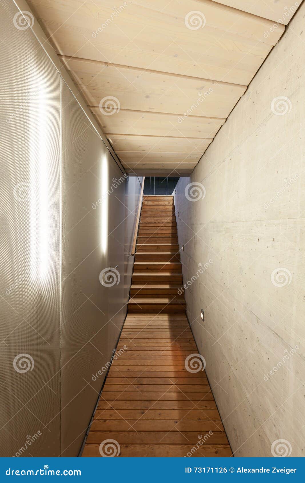 Underground Passage of a Building Stock Photo - Image of deck ...