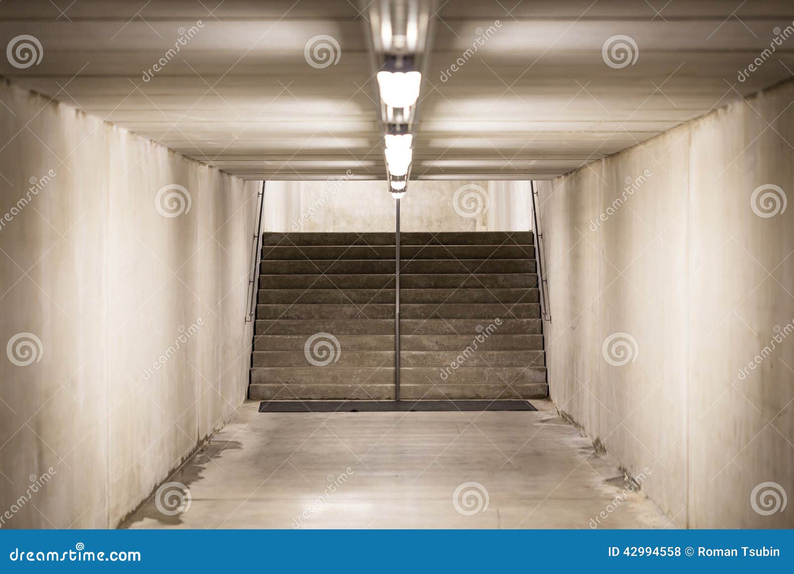 Underground passage stock photo. Image of concrete, public - 42994558