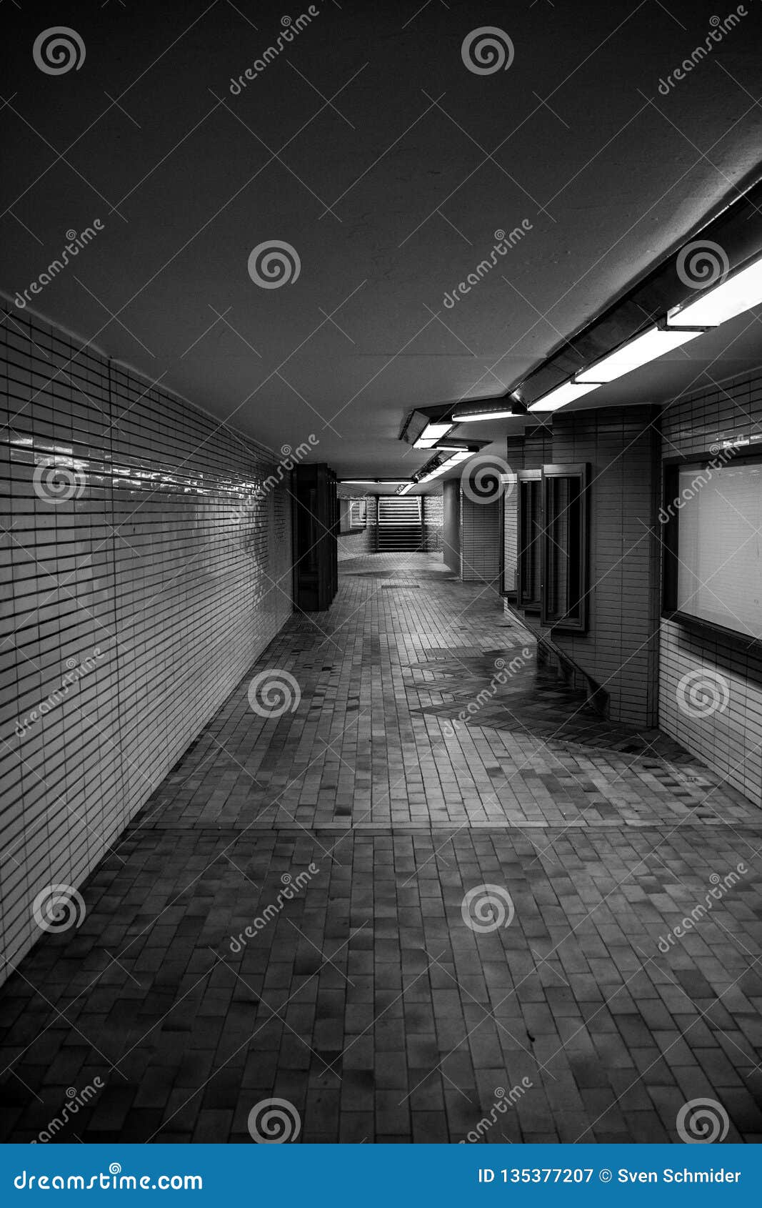 Underground stock image. Image of footpath, passage - 135377207